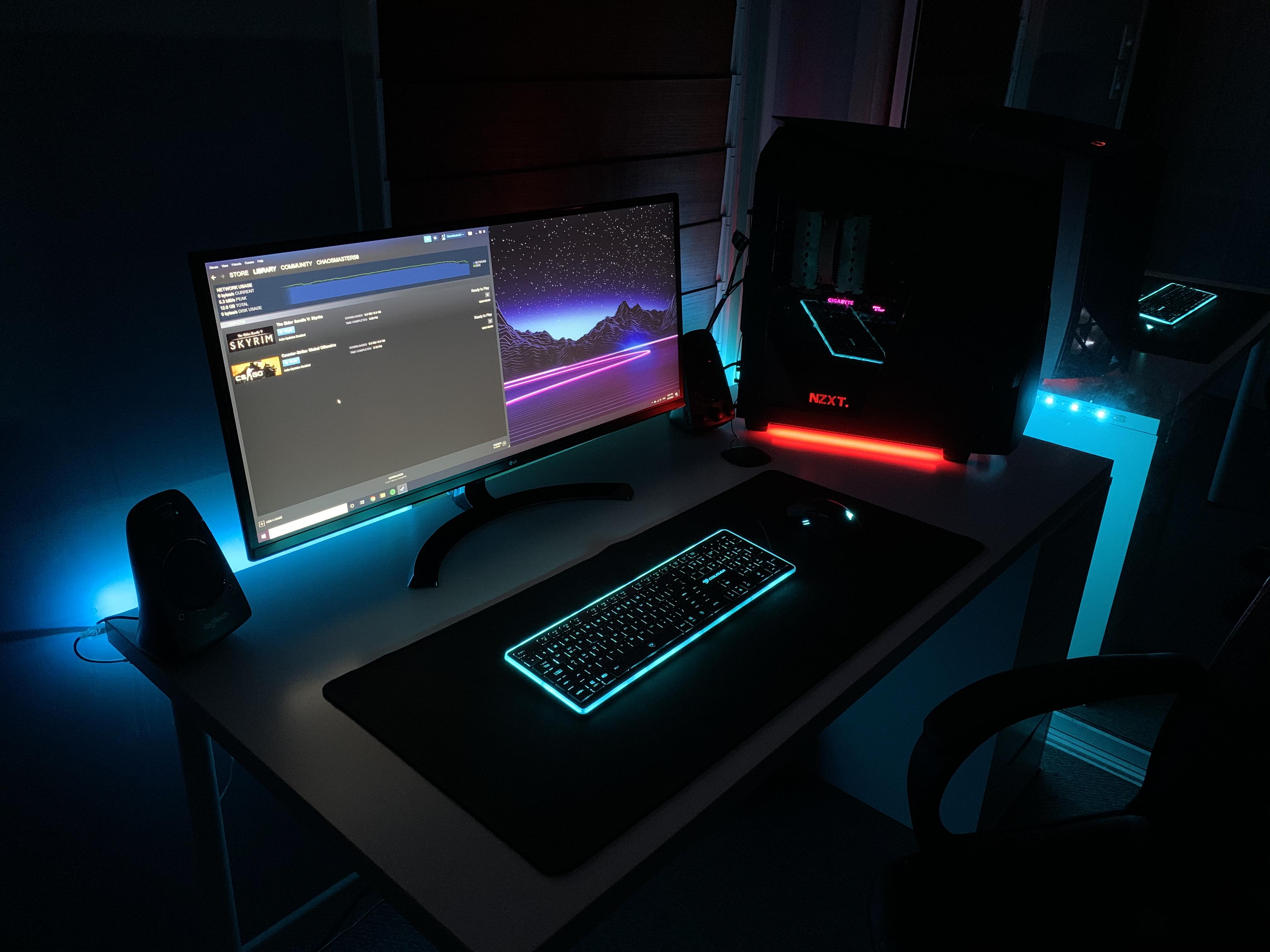 All cable managed with new pc, monitor arm is coming in the next few days as well :)) | Scrolller