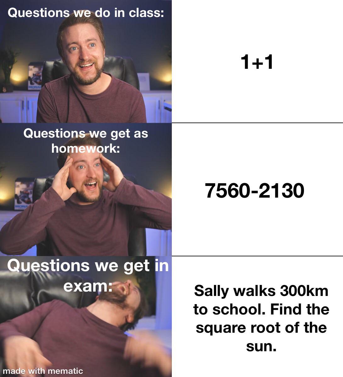 All The Blame Goes To The Teacher Scrolller