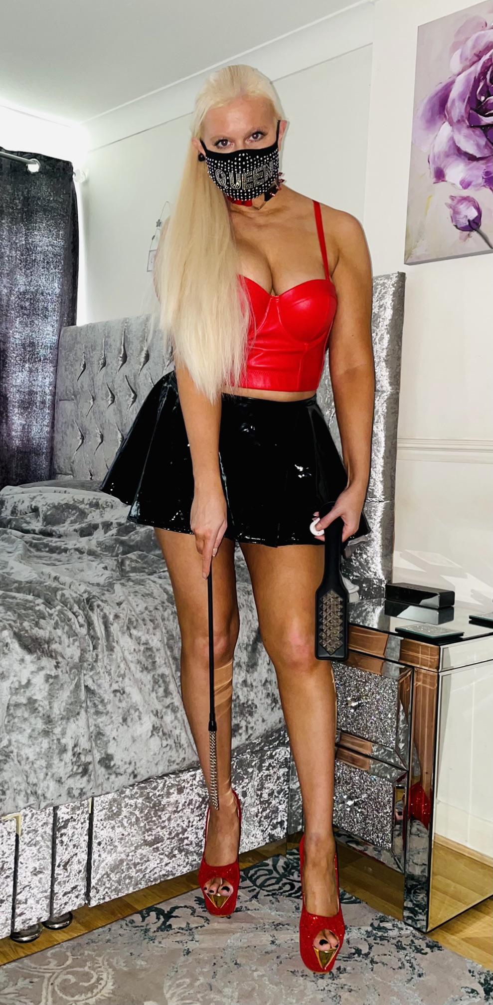 Allow me to demonstrate your permanent position from now on…down on the floor licking my heels ...