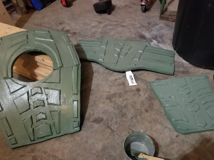 Almost done making my own armor! | Scrolller