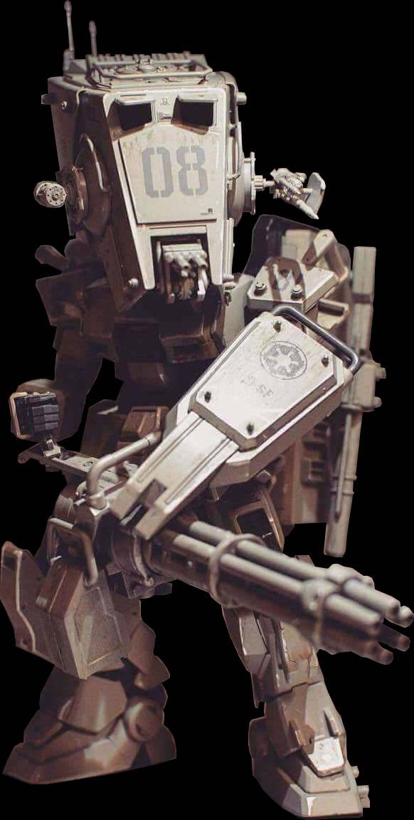 Altered AT-ST Mech Model | Scrolller