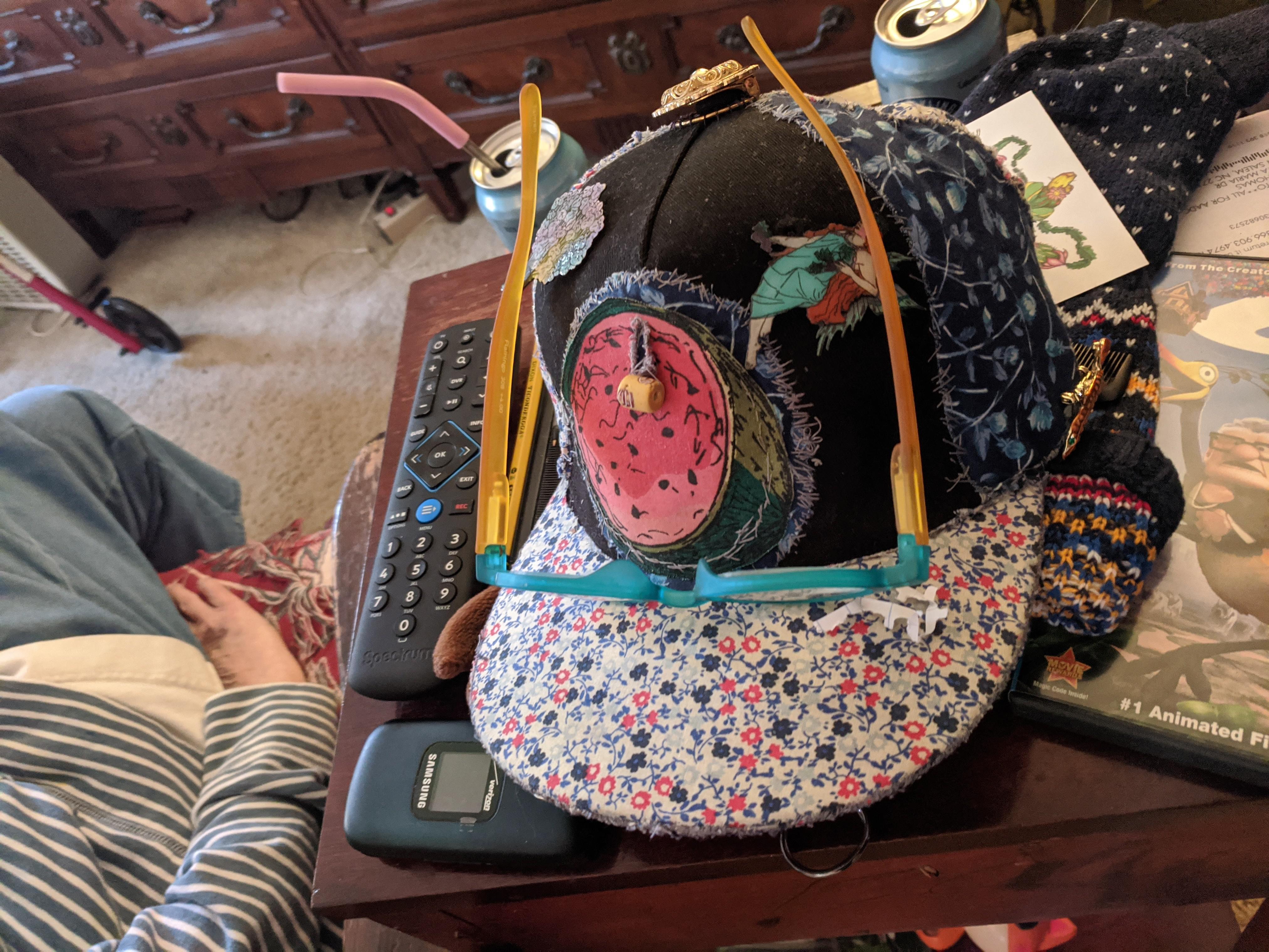 Altered Bob Dylan Snapback I made for my Aunt | Scrolller