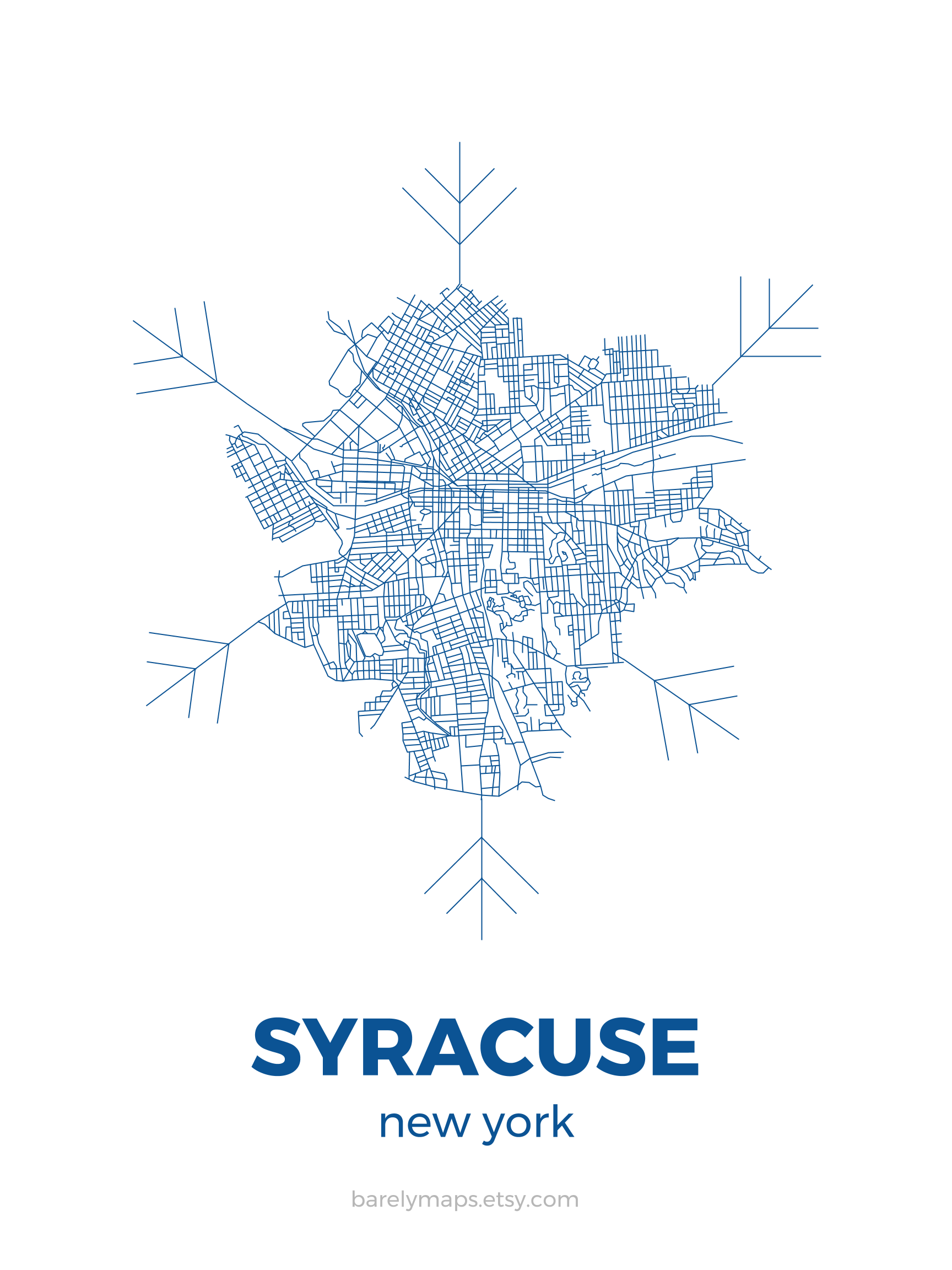 Alternative Map of Syracuse | Scrolller