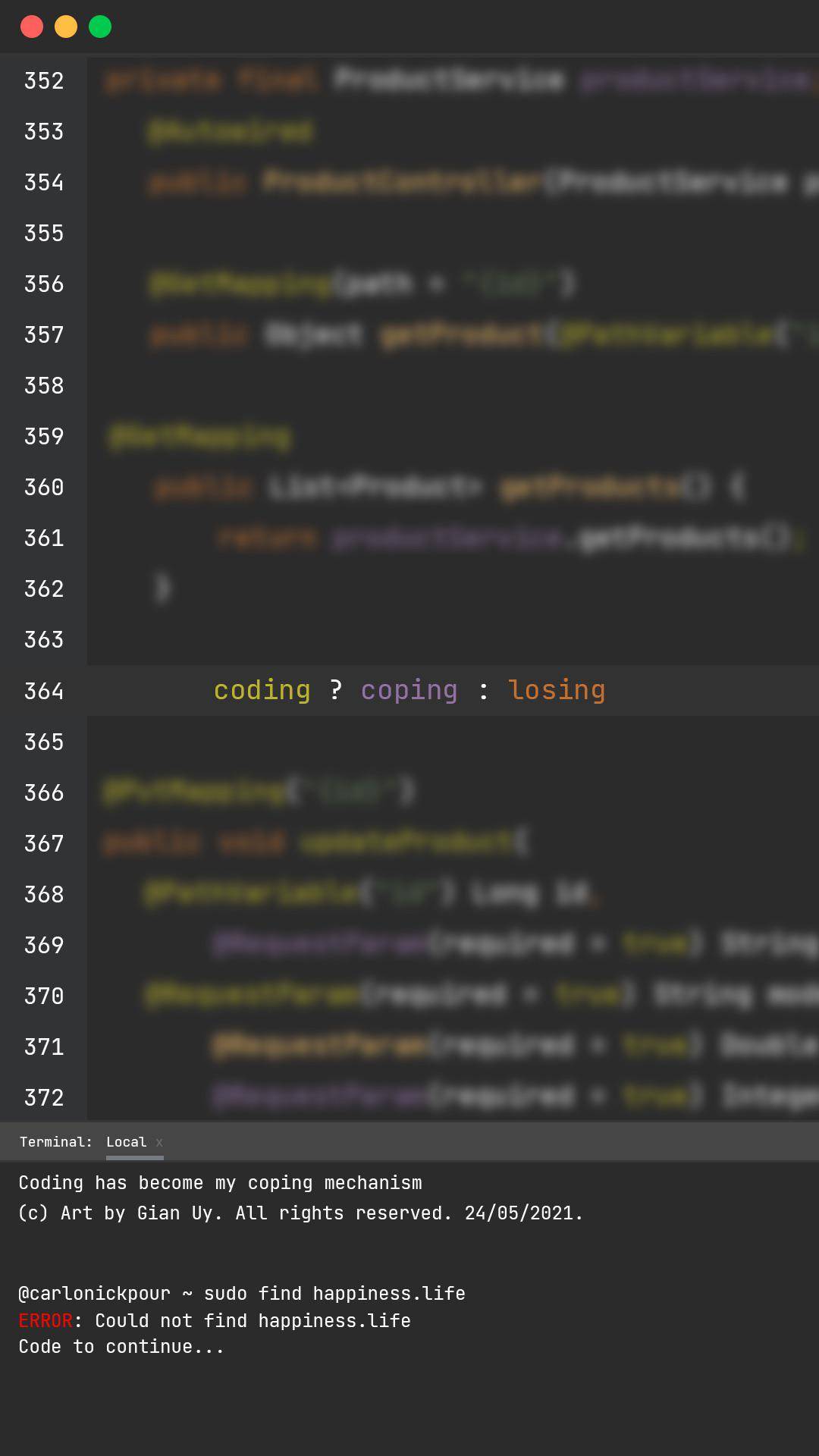 Am I really coping? #art | Scrolller