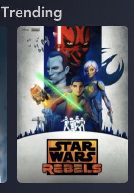 Amazing to see rebels is still trending on disney+ | Scrolller