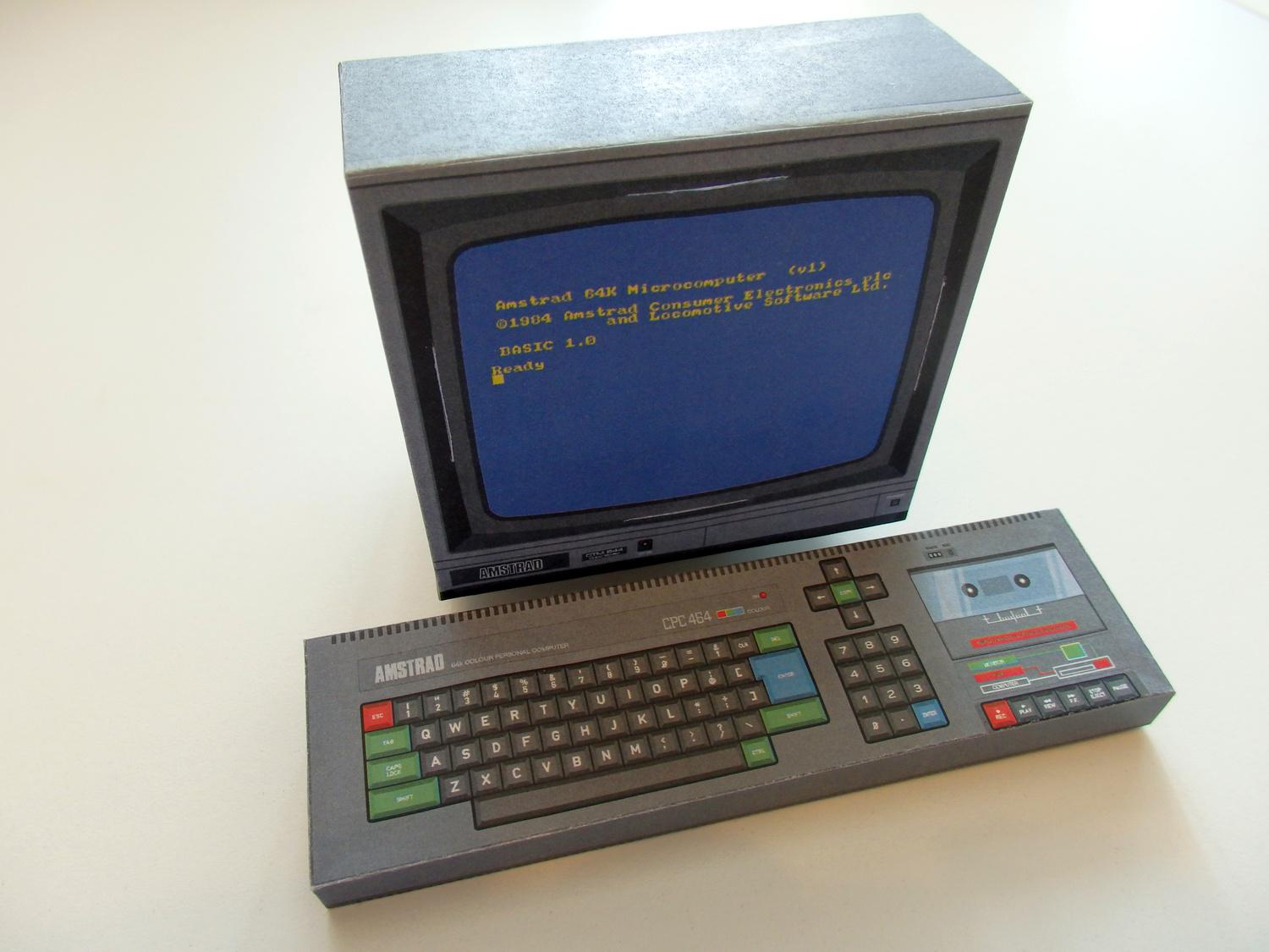 Amstrad CPC Papercraft | Scrolller
