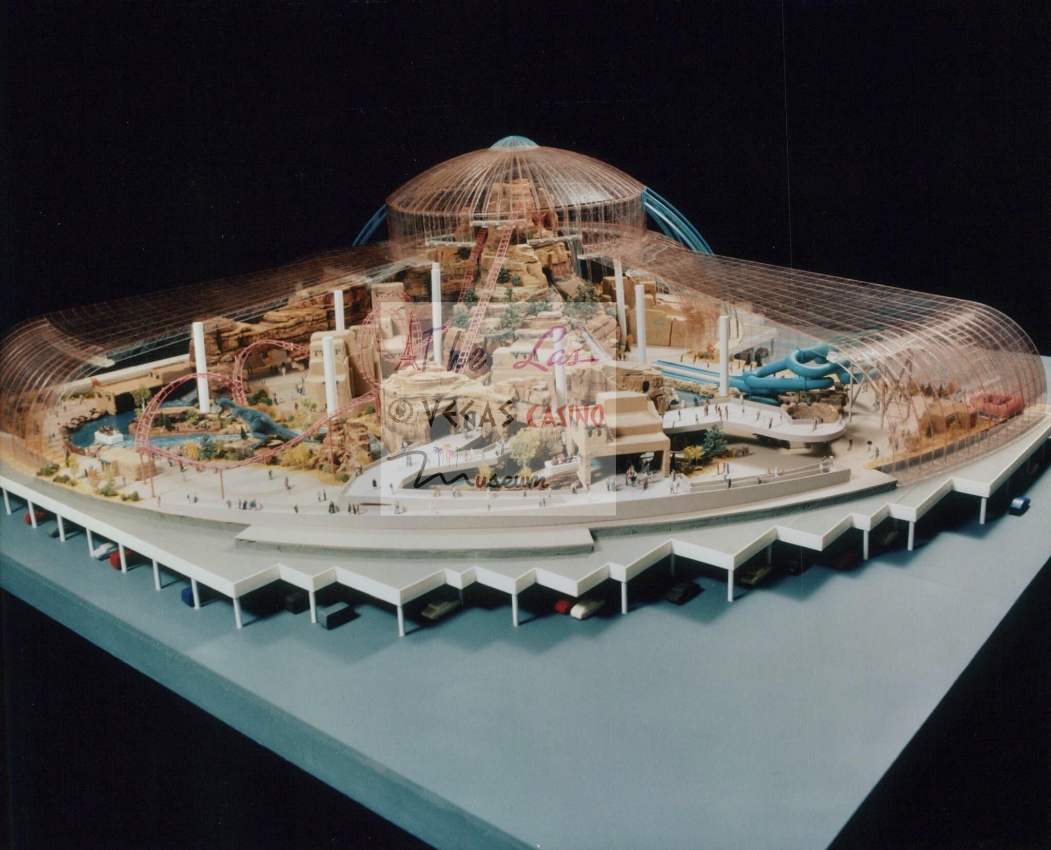 An artists model of The Adventure Dome before it opened. | Scrolller