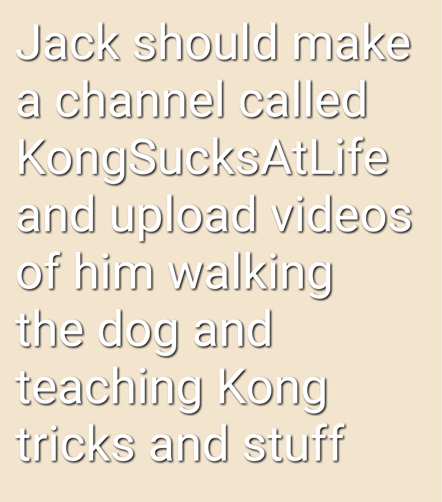 An Idea For Jack Scrolller