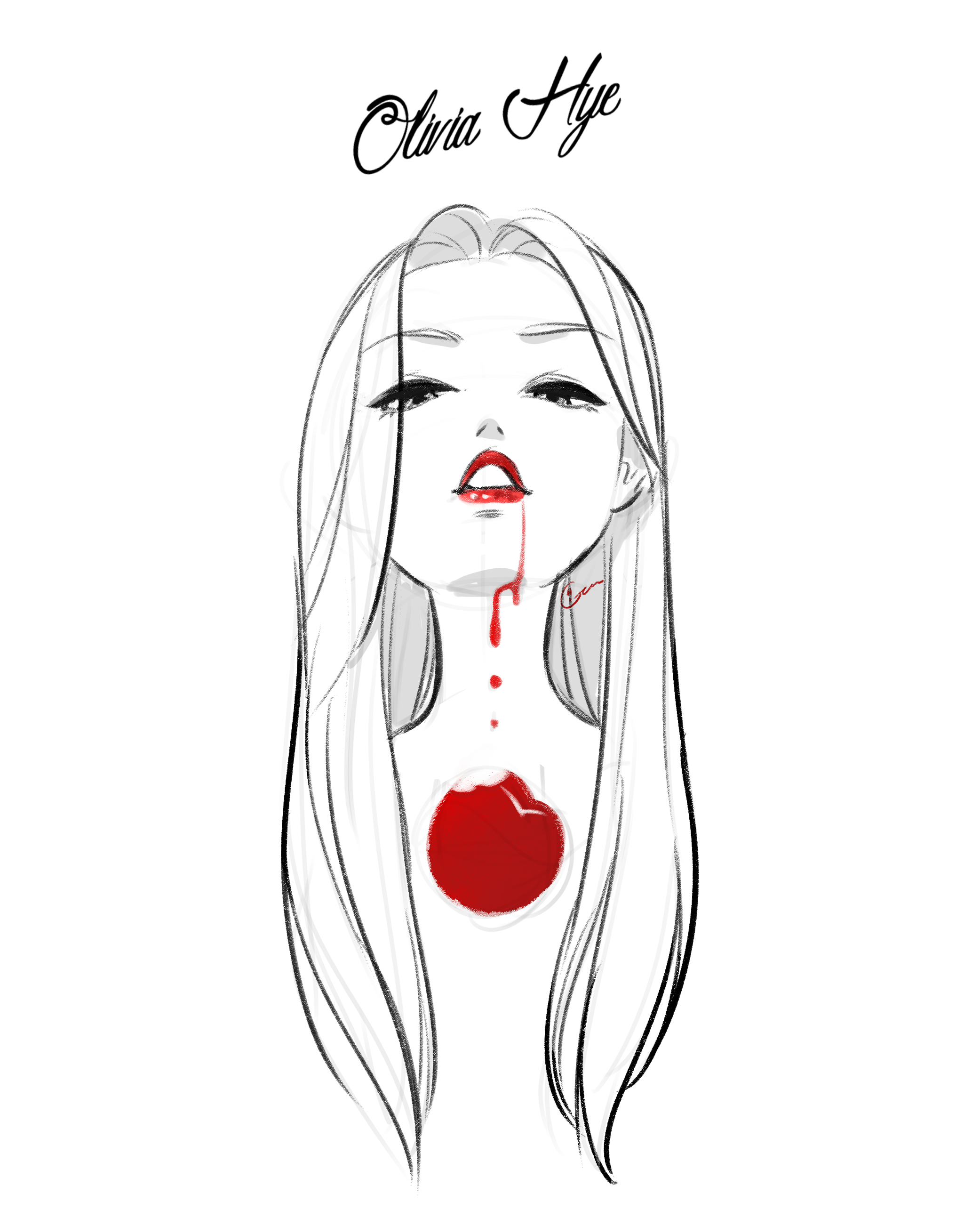 An Old Olivia Hye Fan Art I Made During Her Debut Scrolller