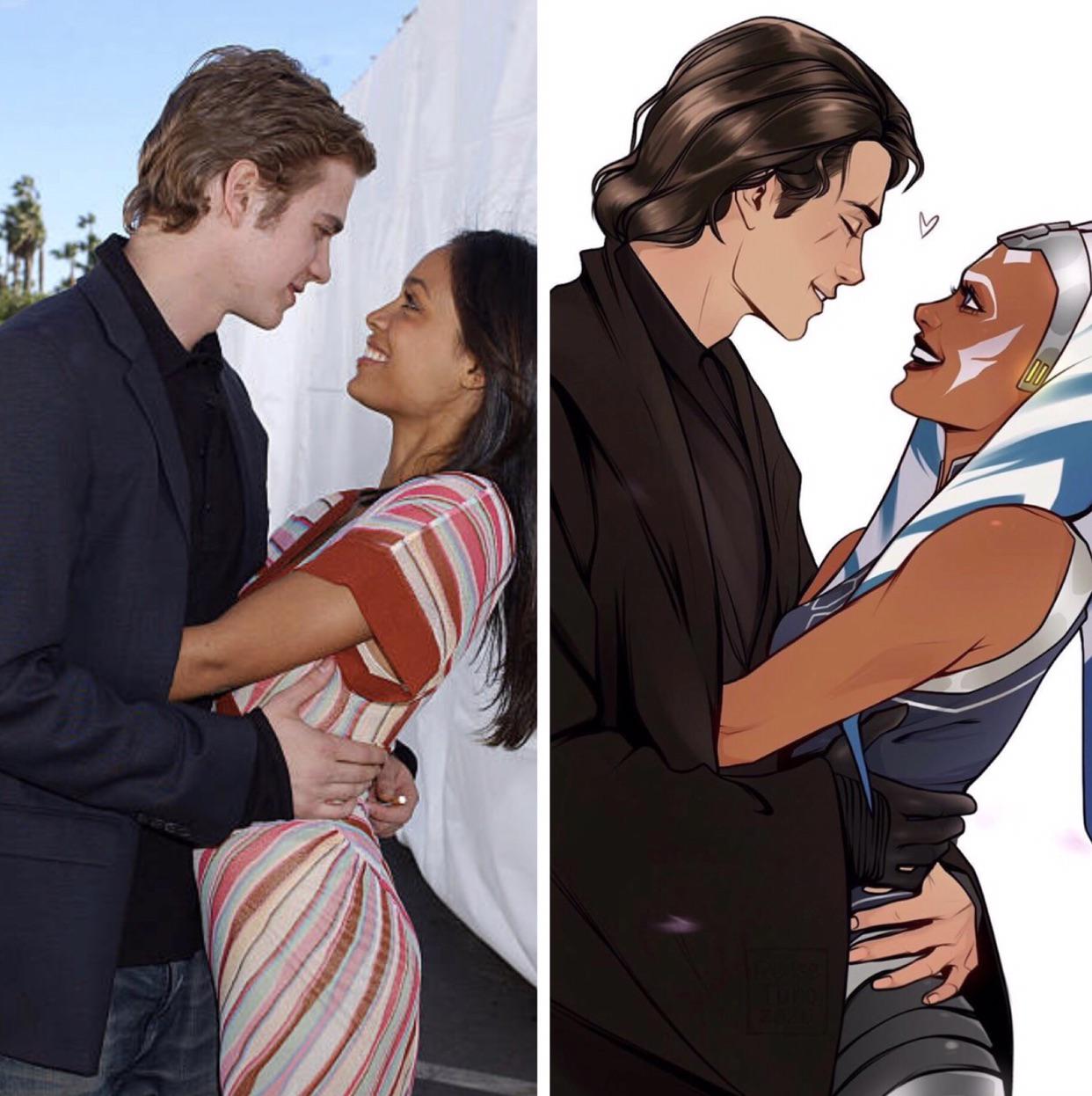 Anakin and Ahsoka. | Scrolller