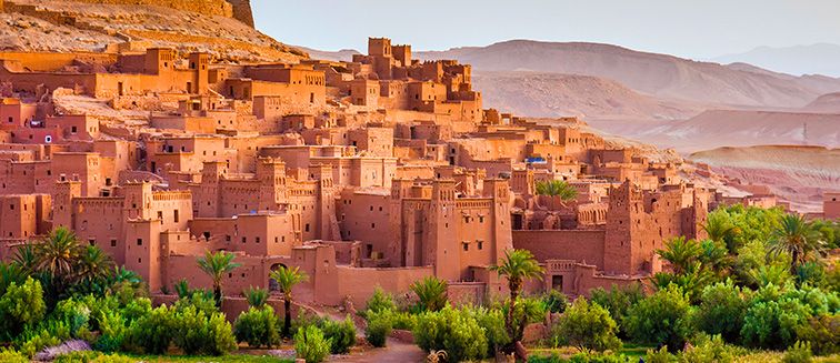 Ancient Berber architecture in Ait Benhaddou, Morocco. | Scrolller