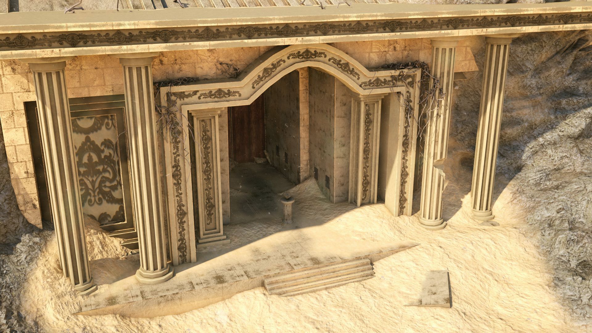 Ancient Temple Enviroment | Scrolller