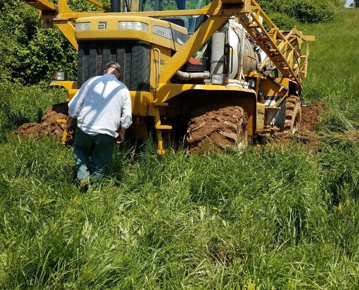 And the husband said the spray truck wouldn't get stuck. | Scrolller