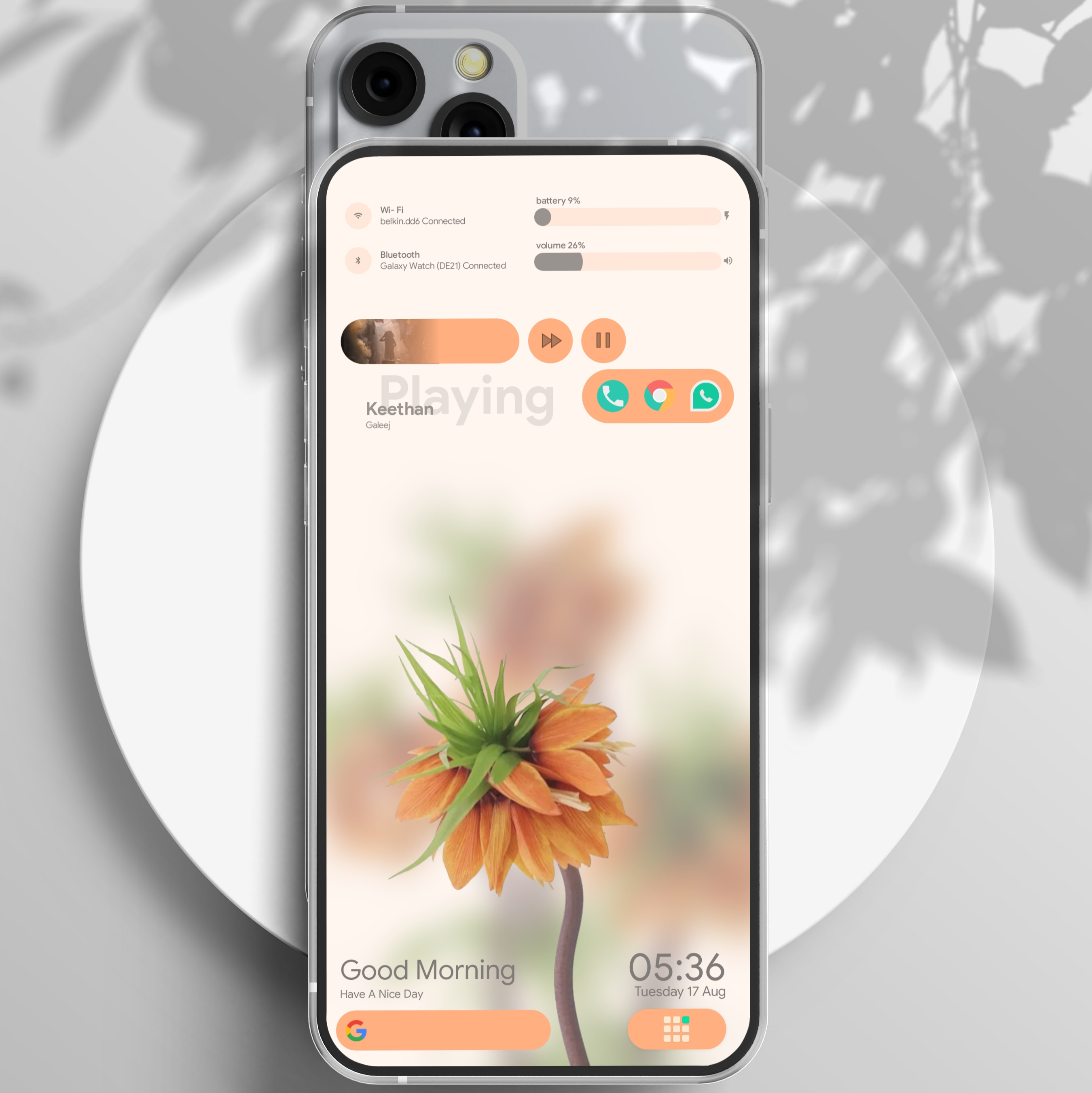 Android 12 inspired homescreen setup | Scrolller