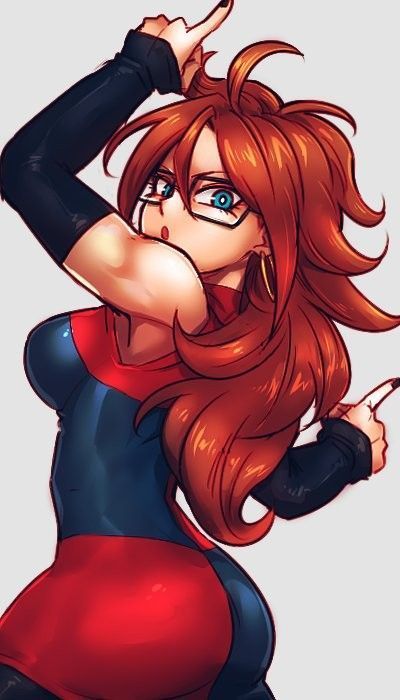 Android 21 doing Jaco's pose | Scrolller
