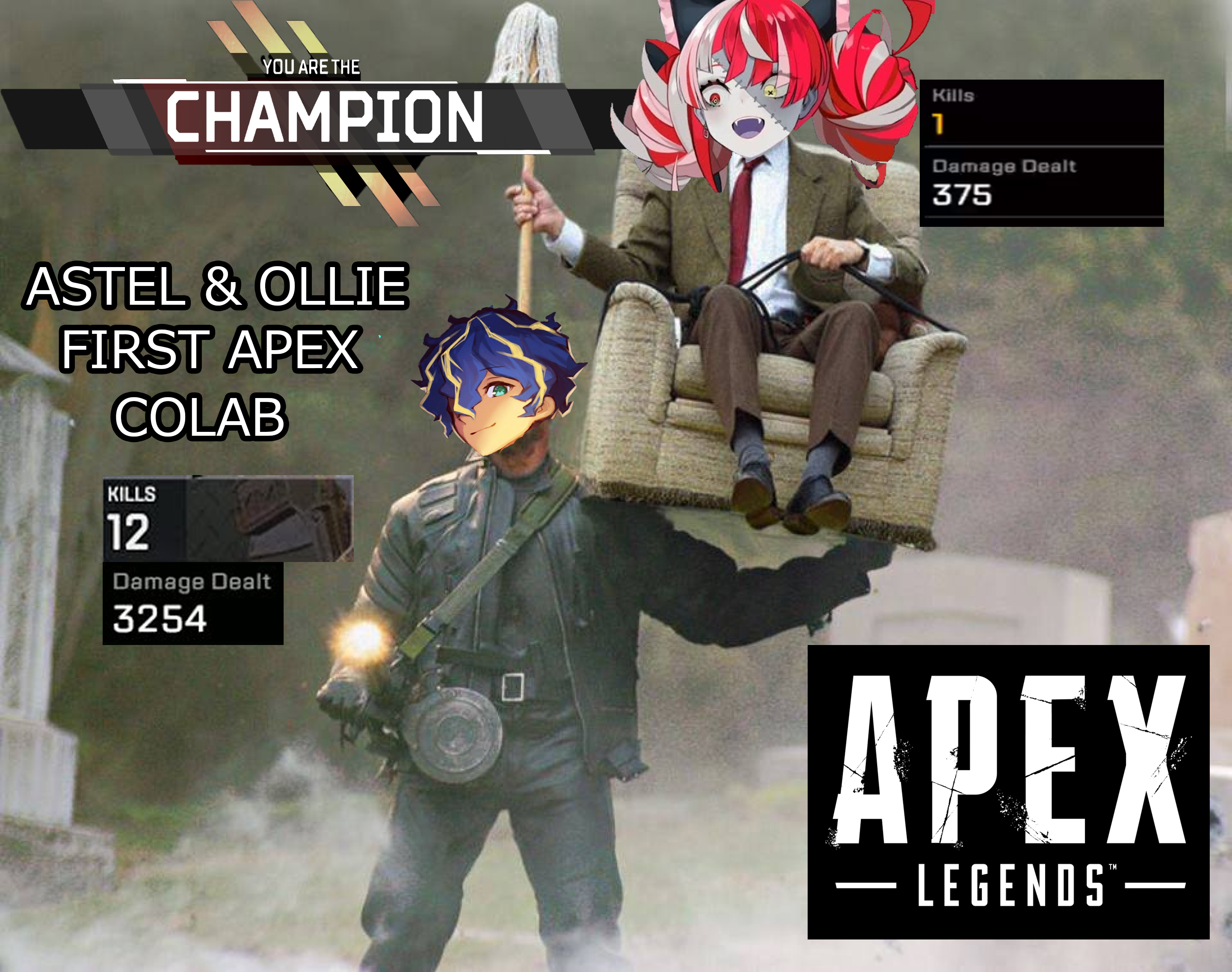 Aniki Astel just hard carry Ollie for her first Champion on the first try together! | Scrolller