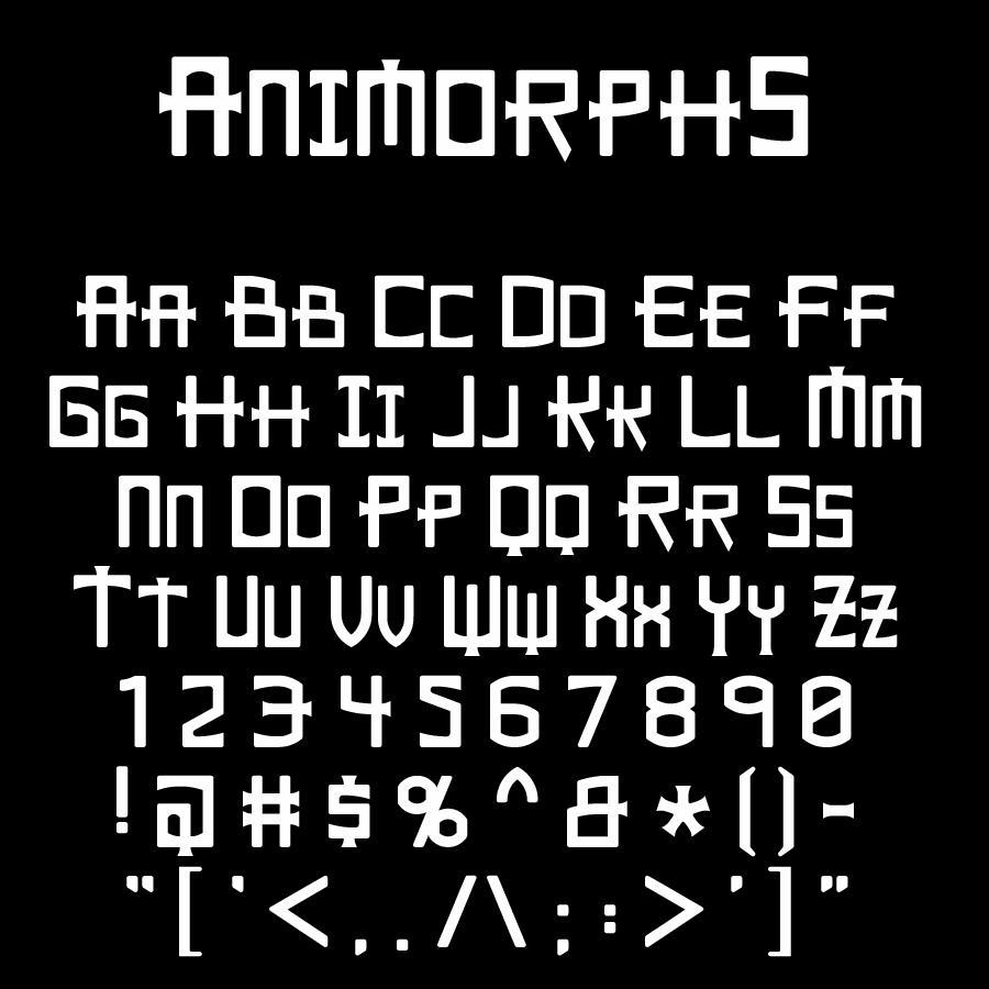 Animorphs Font | Scrolller