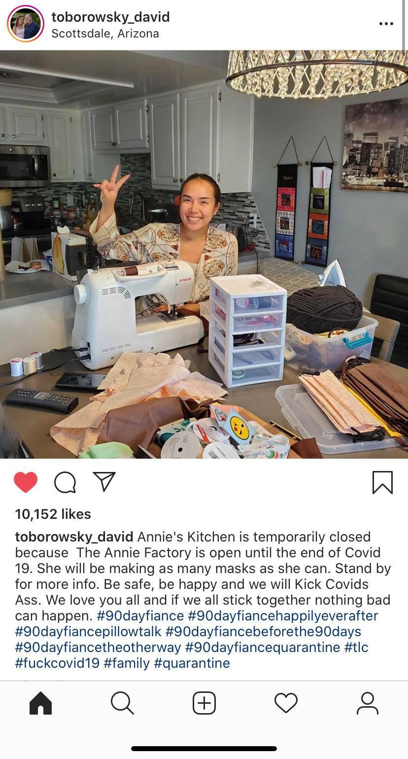 Annie doing her part! I think she has such a good heart. | Scrolller