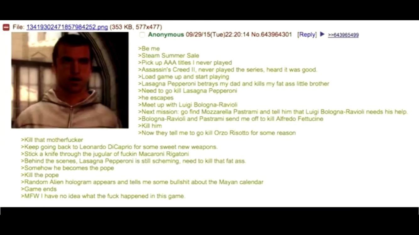 Anon buys Assassin’s Creed | Scrolller