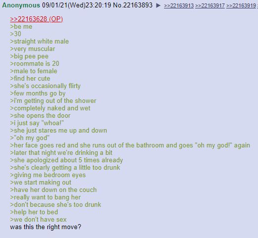 Anon doesn't rape his roommate | Scrolller