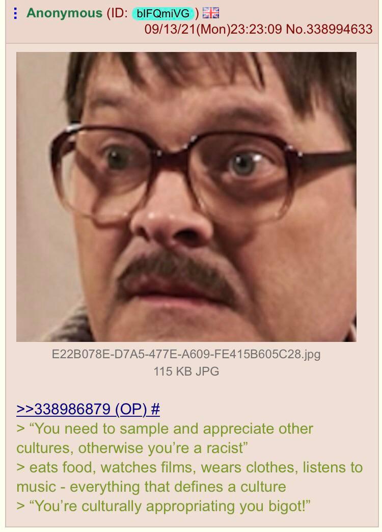 Anon explains cultural appropriation | Scrolller