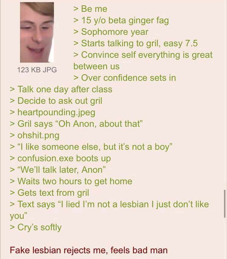 Anon gets rejected | Scrolller