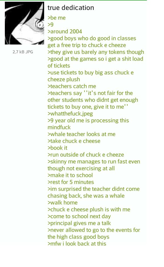 Anon goes to Chuck e Cheeseddds | Scrolller