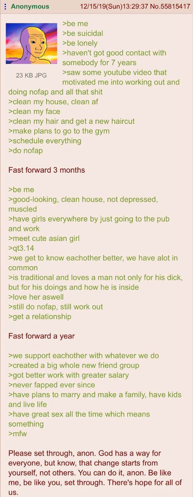 Anon improves...just like us | Scrolller