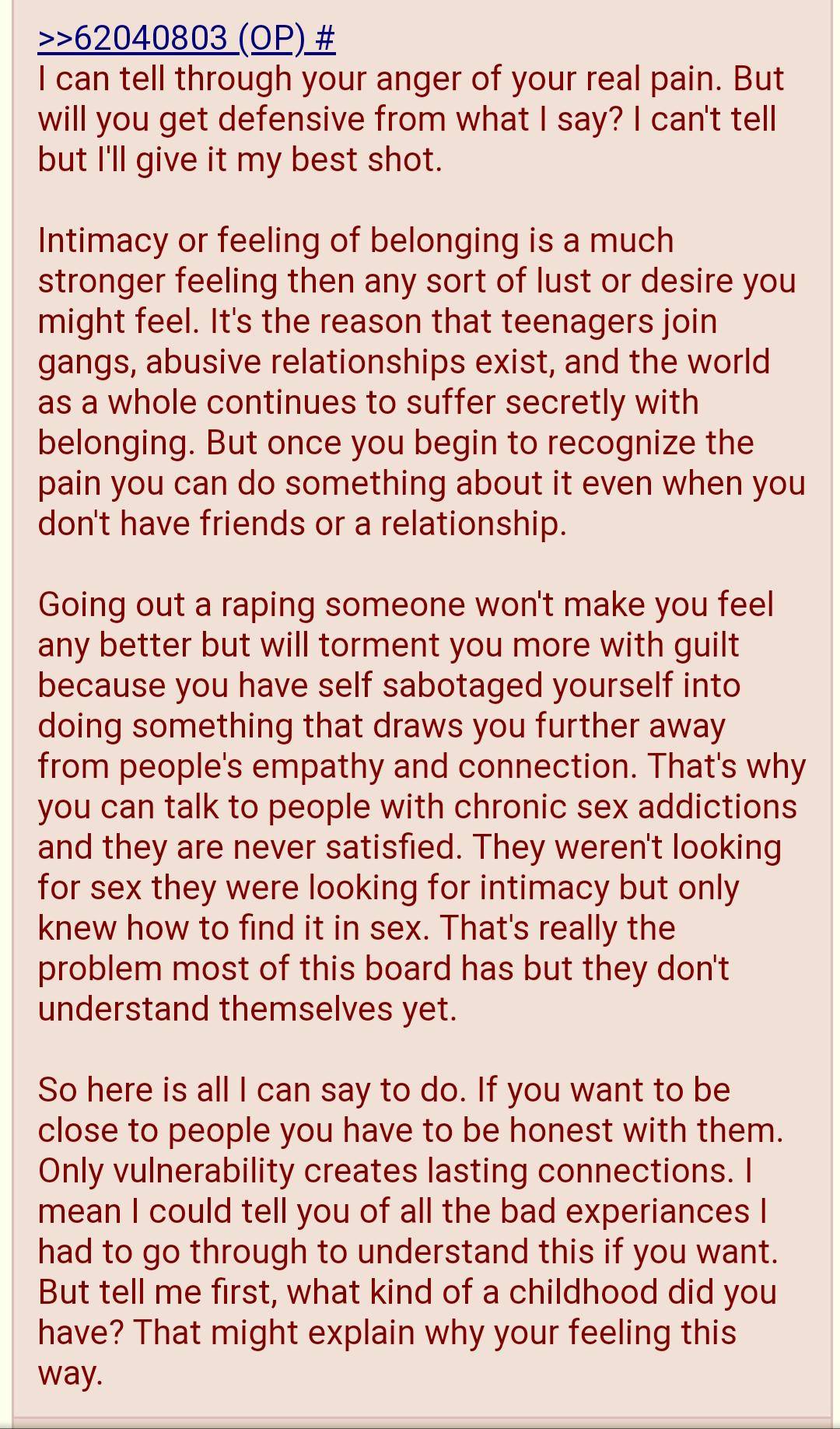 Anon is a deep thinker | Scrolller