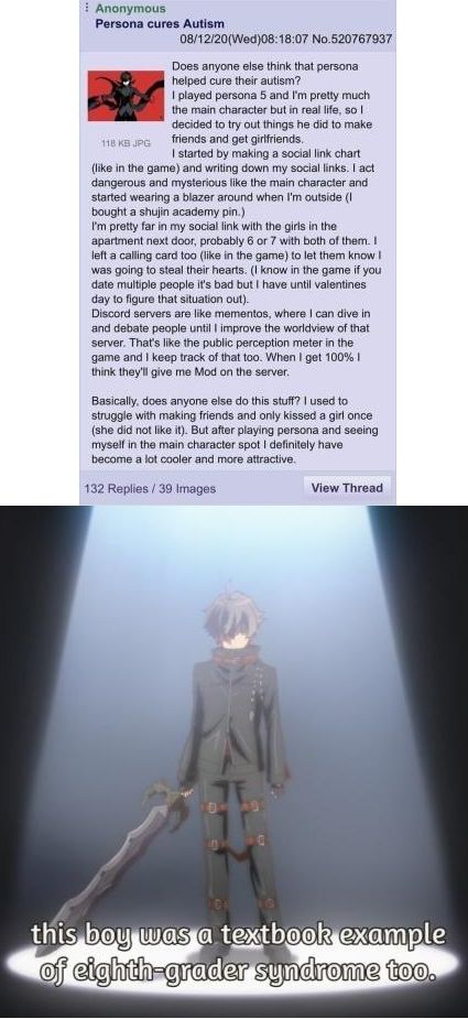 anon is a persona character | Scrolller