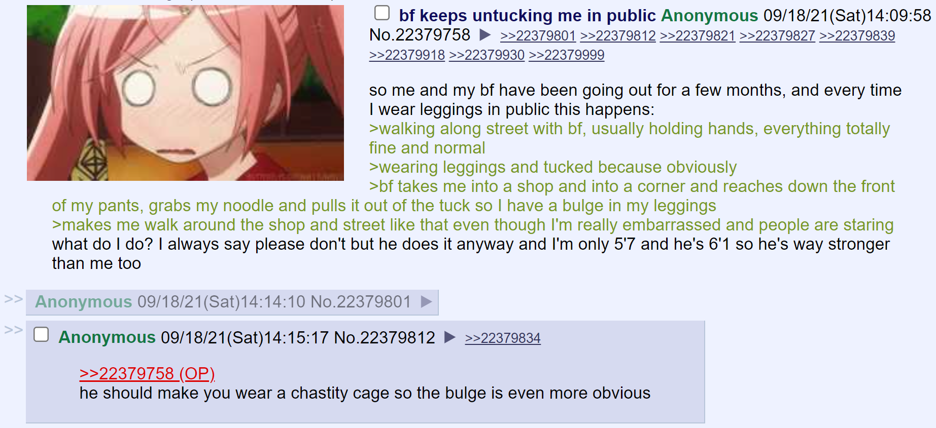 Anon is a submissive bottom | Scrolller