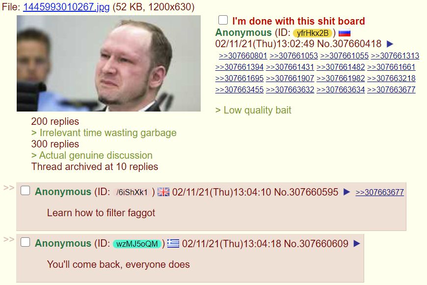 Anon is done with /pol/ | Scrolller