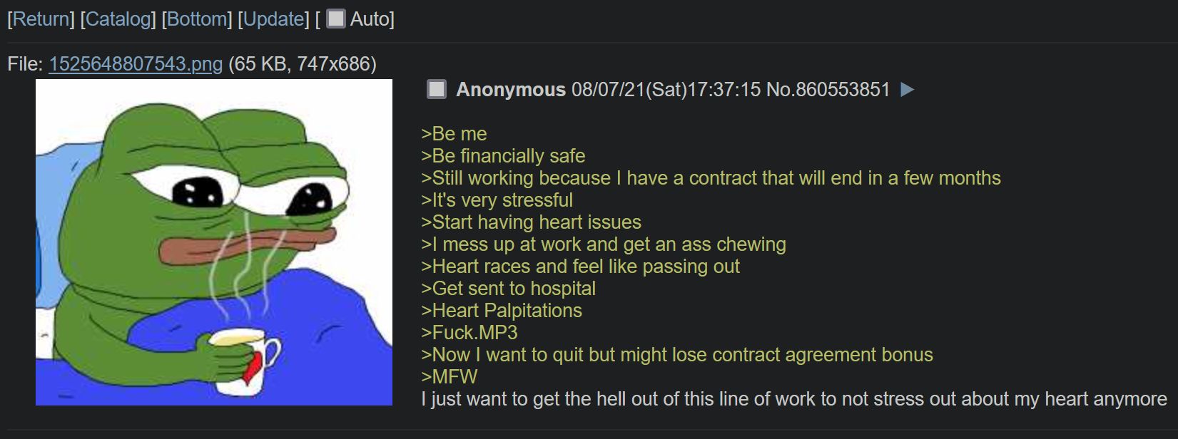 Anon is dying | Scrolller