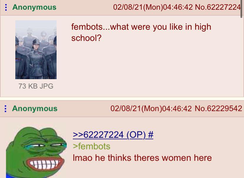 anon is living a fever dream | Scrolller