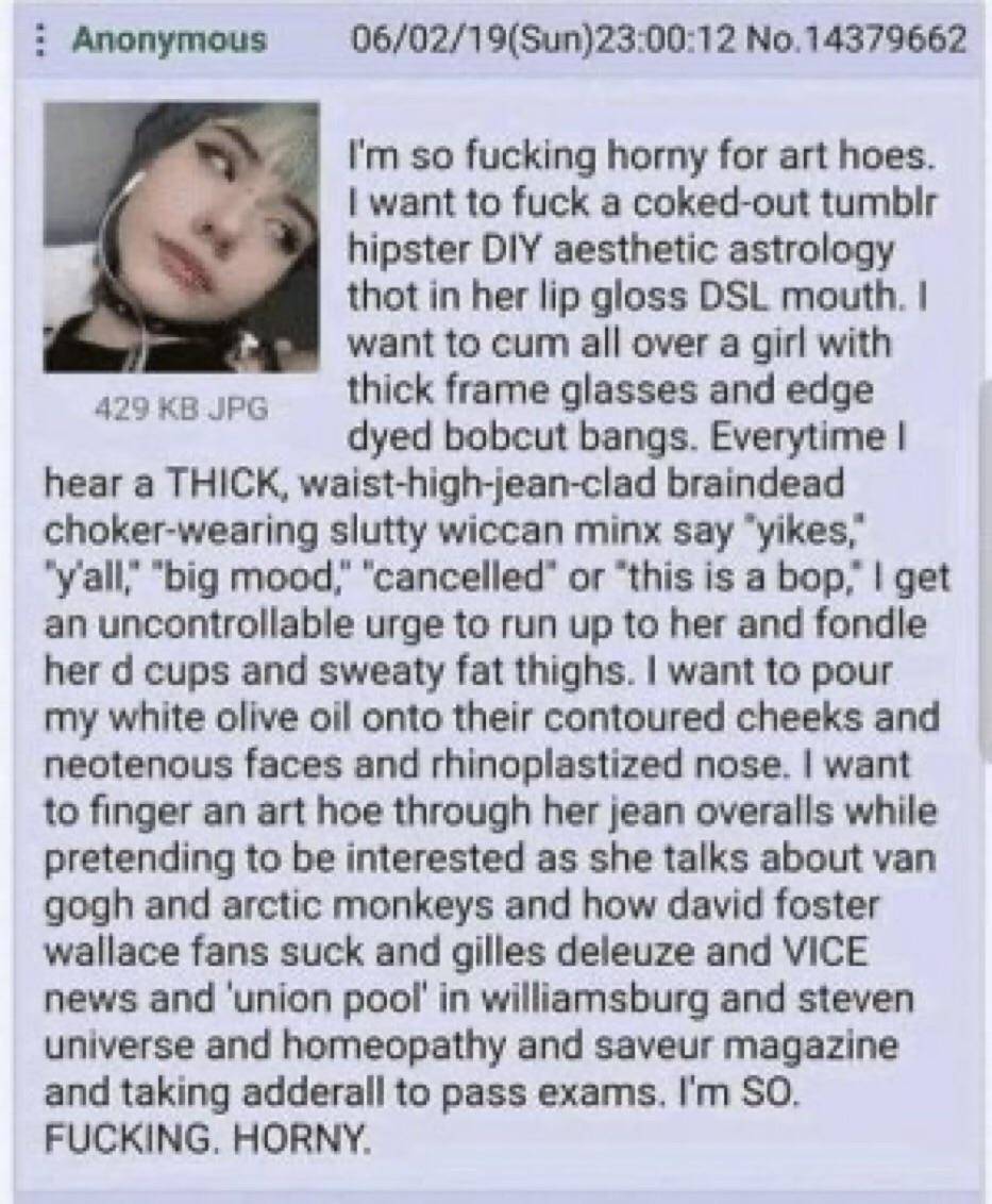 Anon likes Art Hoes | Scrolller