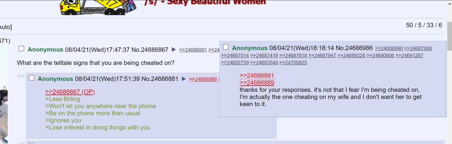 Anon looks for signs | Scrolller