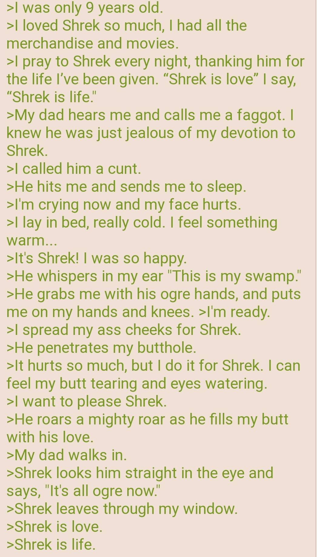 Anon loves Shrek | Scrolller