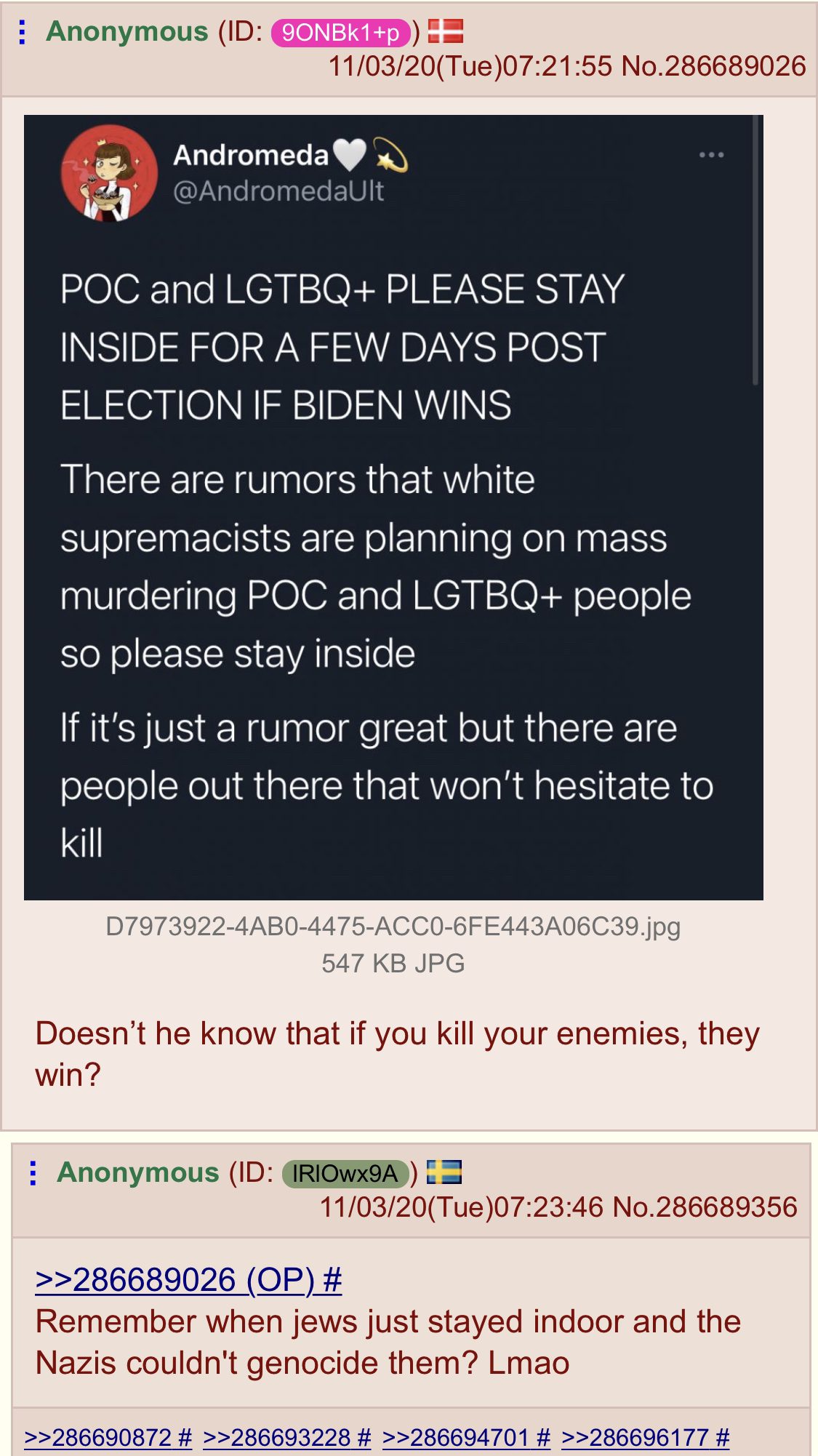 Anon makes a comparison | Scrolller