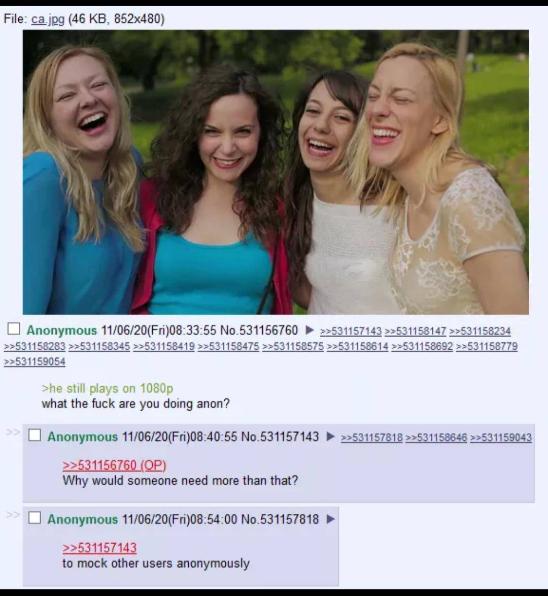 Anon plays in 4k | Scrolller