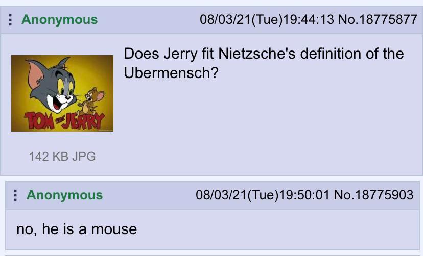 Anon thinks about Tom & Jerry | Scrolller
