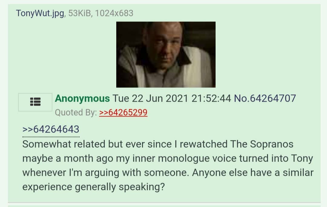 Anon's inner monologue changed | Scrolller
