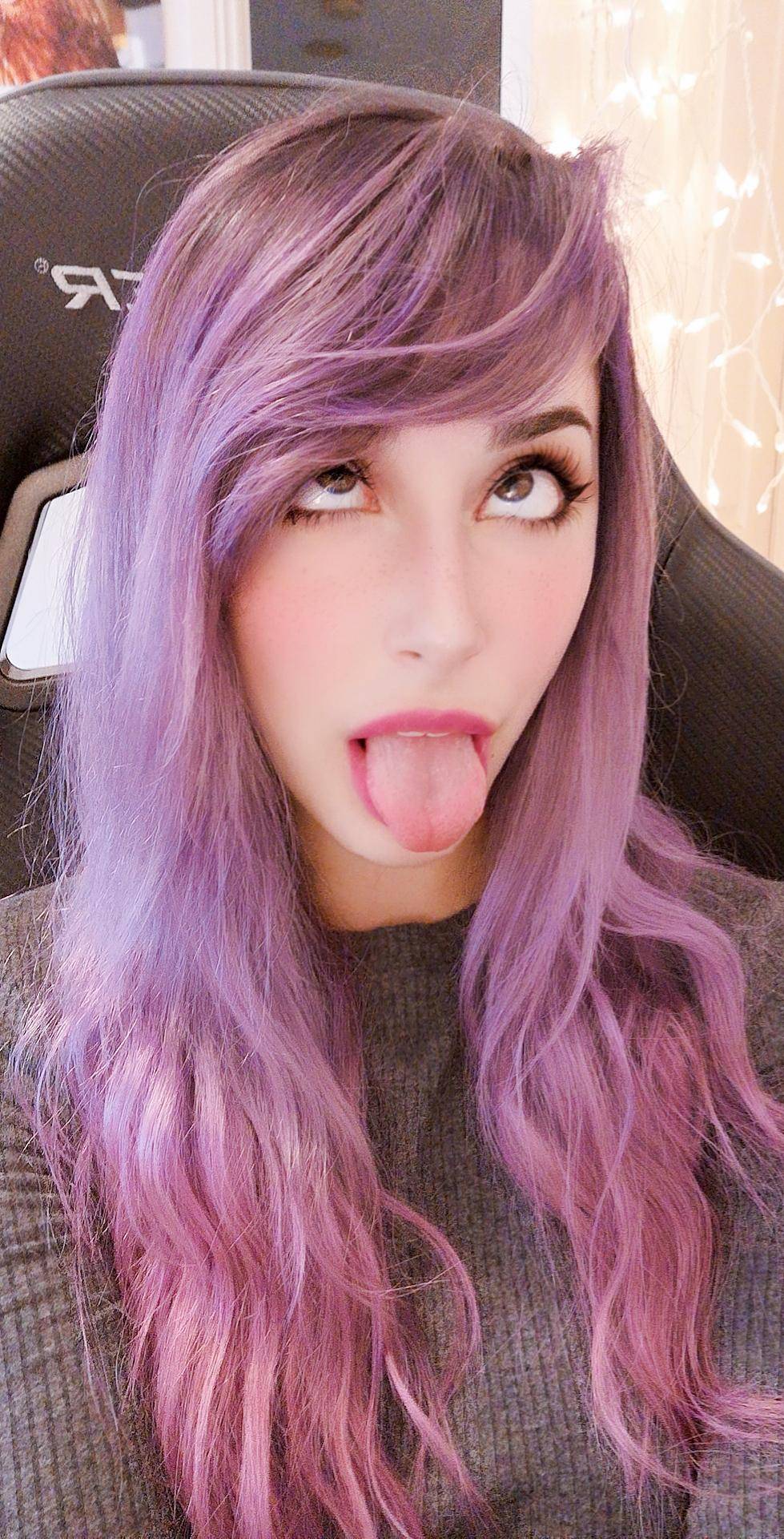 Another ahegao for you guys 💜 ig: @lunalita_official | Scrolller