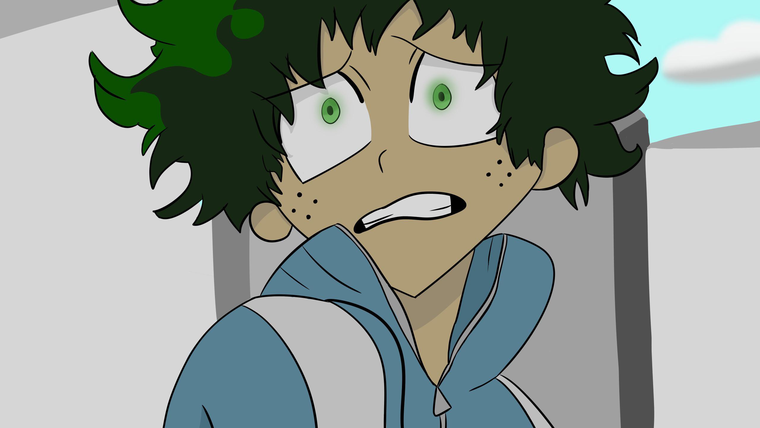 Another drawing of Deku, | Scrolller