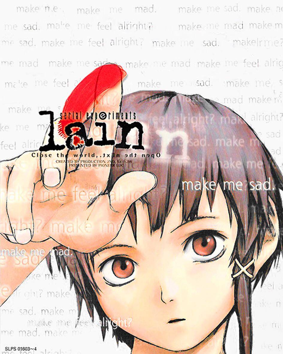 Another lain poster I created, this one using the Lain PlayStation game cover , thought you guys ...