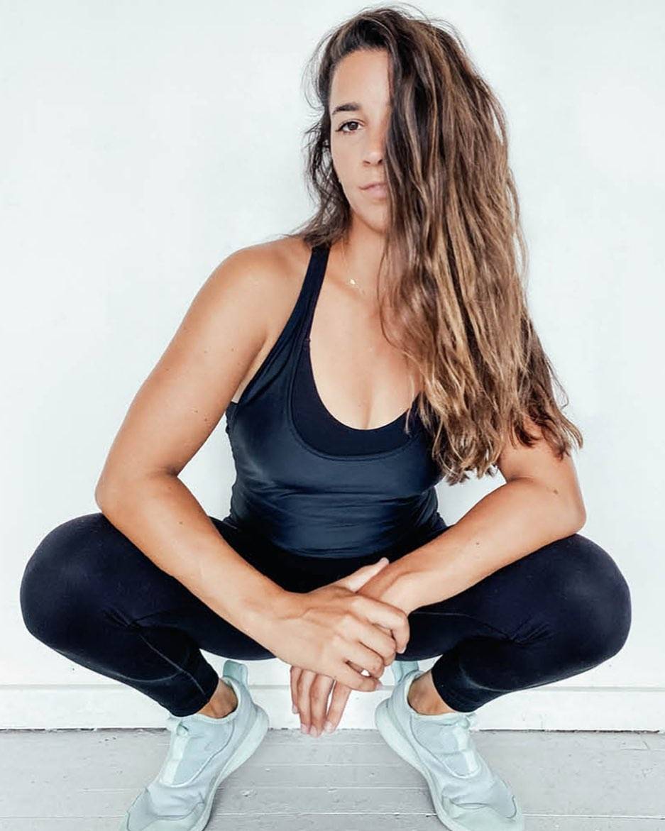 another modeling shot from her York Athletics photoshoot | Scrolller