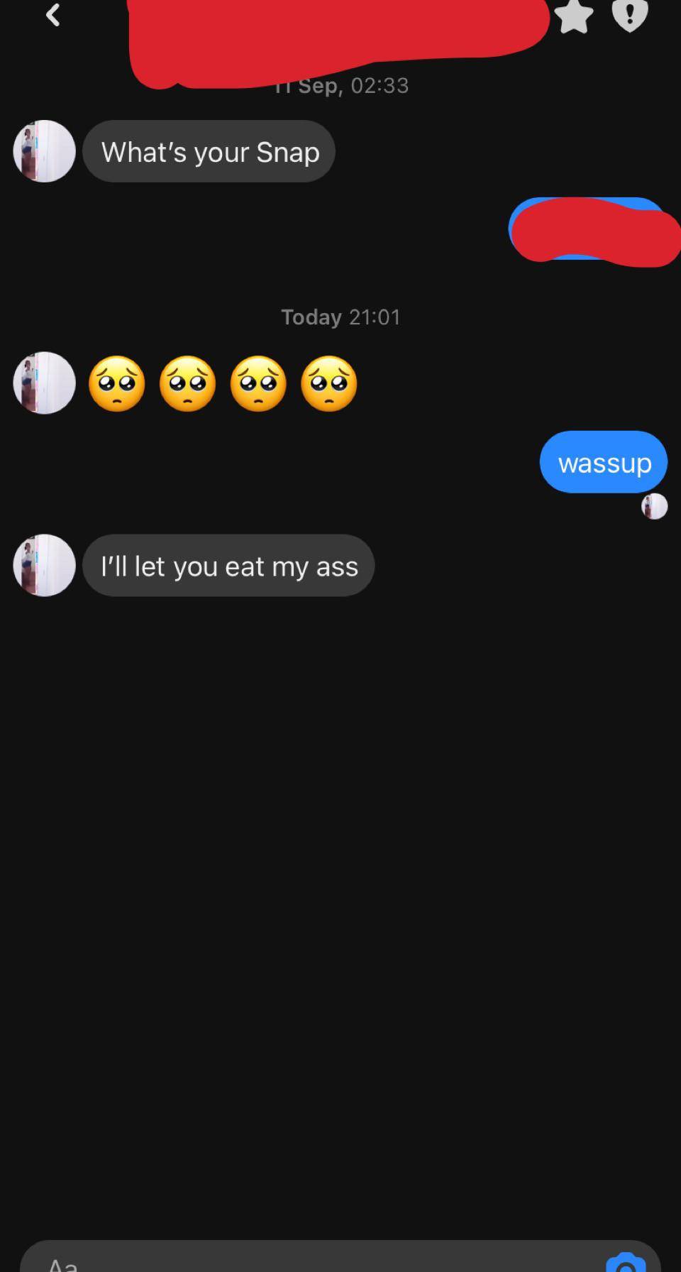 another straight forward message | Scrolller