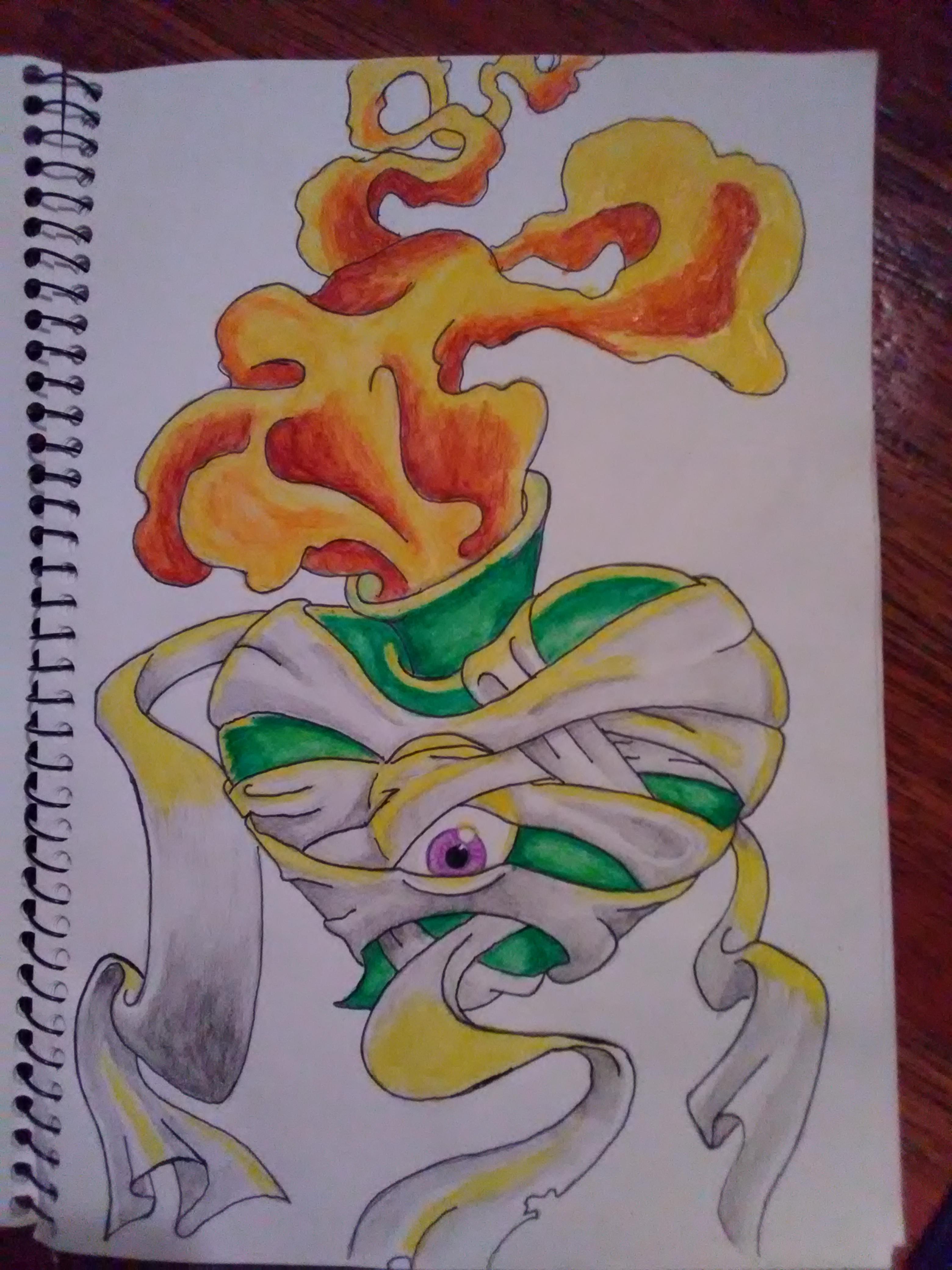 Another watercolor pencil drawing | Scrolller