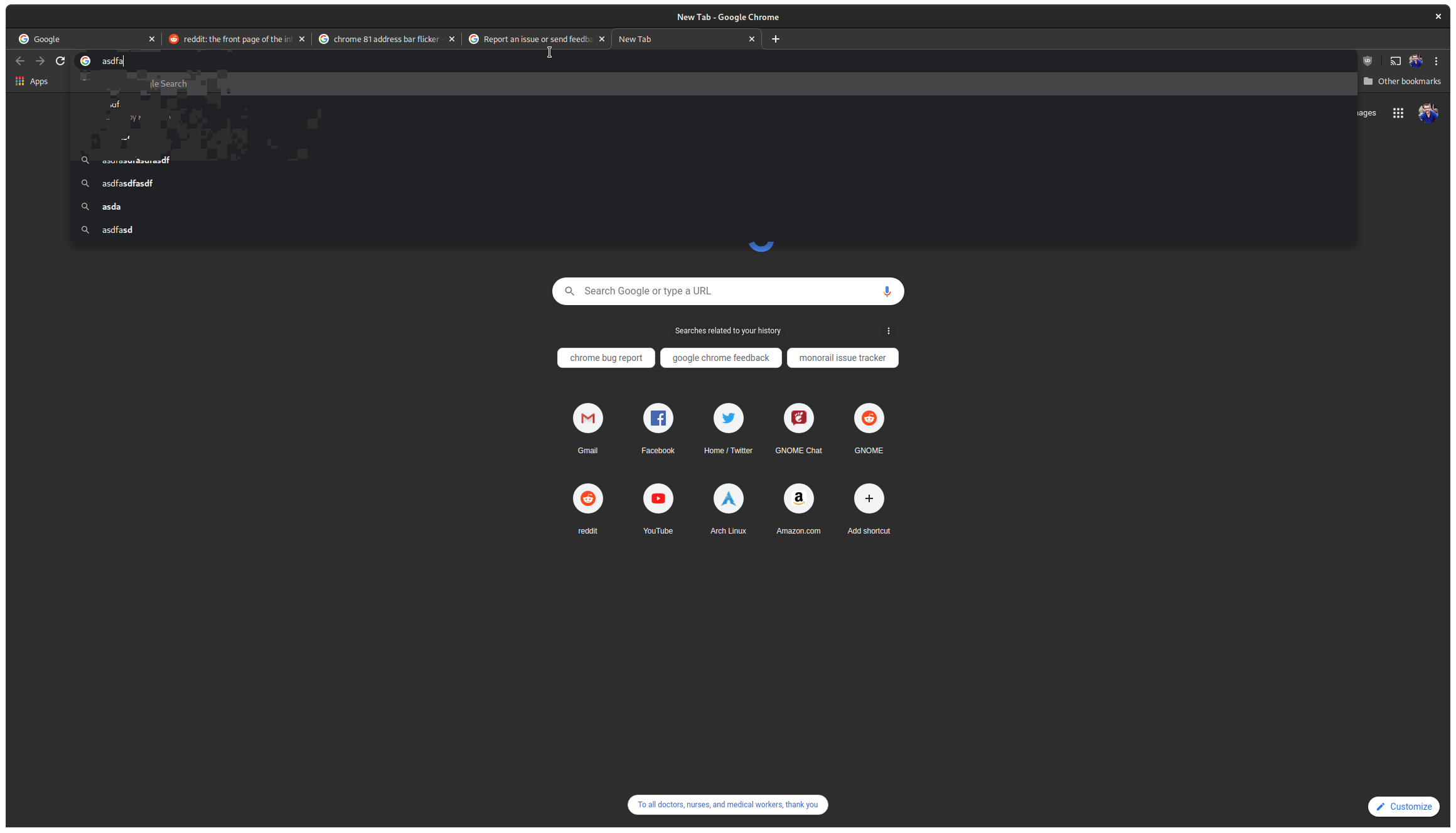 Anyone else getting weird graphical flickering in Chrome 81? | Scrolller