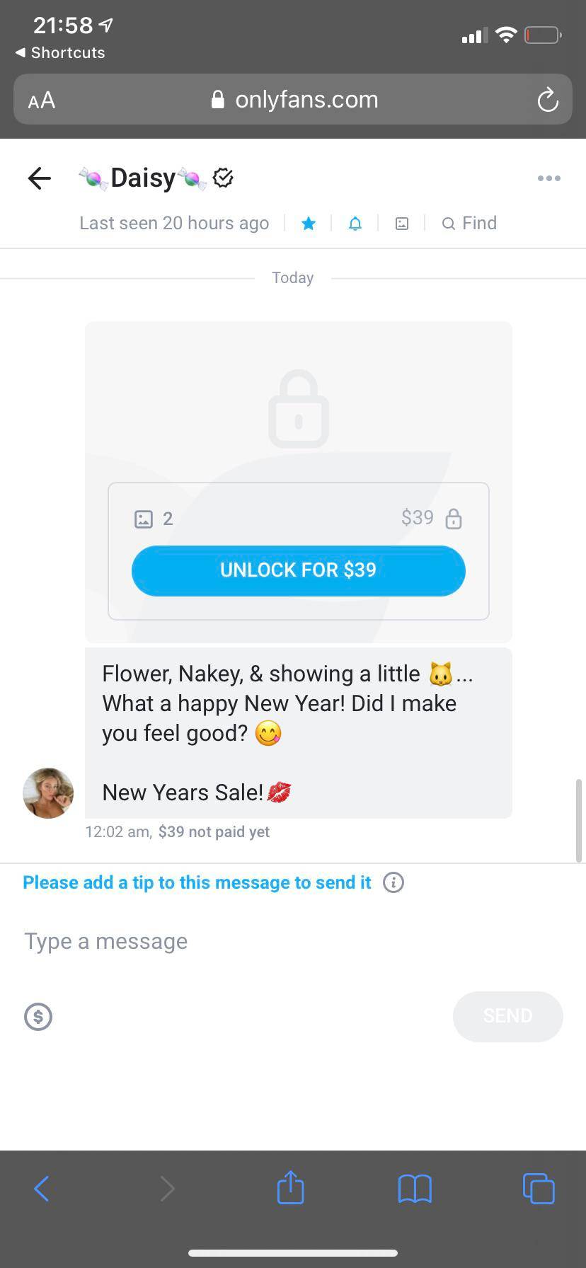 Anyone got this? Probably another scam and we won’t get to see anything | Scrolller