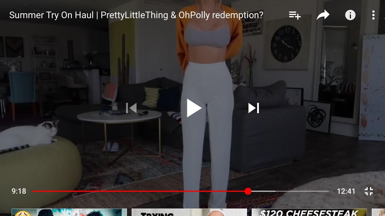 Anything see through in her new try on haul? | Scrolller